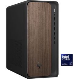 HP PC »M03-0057ng« Dark Wood, Jack Black 4 x USB 2.0, 2x USB Typ C, 4x USB Typ A, 1x LAN, 1x HDMI, 1x DP, Audio