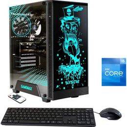 Hyrican Gaming-PC »Rockstar 6871« Windows 11 schwarz inkl. Tastatur u. Maus, WLAN AC, ARGB-Beleuchtung Front, 2x PS/2, 4x USB 2.0/1.1-Anschlüsse,...