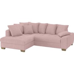 MR. COUCH Ecksofa »Nikita II, L-Form, bis 140kg pro Sitzplatz belastbar« mit Kaltschaumpolsterung, wahlweise mit Bett und Bettkasten Stripes 8626...