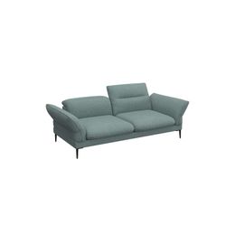 FLEXLUX 2, 5-Sitzer »Salino, Funktionssofa, Relaxsofa« Sofa mit Arm- und Kopfteil-Verstellungen, Kaltschaum & Stahl-Wellen Sky Blue