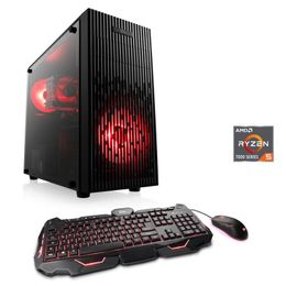 CSL Gaming-PC &raquo;Sprint V28612&laquo; schwarz Microsoft Windows 11 Home (64 Bit): Aktuelles Betriebssystem f&uuml;r eine optimale Nutzung