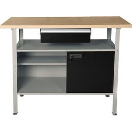ONDIS24 Werkbank »PRO Nils« BxTxH: 120x60x95 cm hellgrau/schwarz