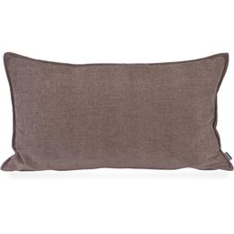 HOCK H.O.C.K. Dekokissen &raquo;Lucky&laquo; Sofakissen inkl. F&uuml;llung, 70x40cm, einfarbig, creme ecru, Dekokissen braun + unifarben Obermaterial: 100% Polyester....