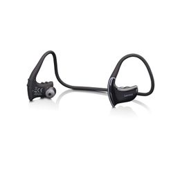 Lenco Wireless-Headset »BTX-750BK Wasserdichtes Bluetooth-Headset« Bluetooth Schwarz Inklusive 3 Paar zusätzlichen Ohrstöpseln in 3 Größen