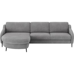Sit & More SIT&MORE Ecksofa »Soul L-Form« wahlweise mit Bettfunktion grau