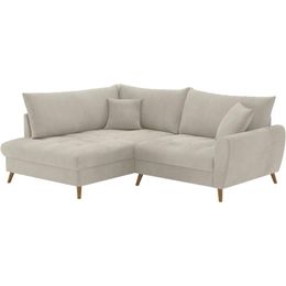 MR. COUCH Ecksofa »Blackburn II, L-Form« Mit Kaltschaumpolsterung bis 140 kg belastbar Novaclean Avanti 6 taupe