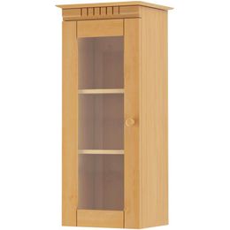 Home Affaire H&auml;ngevitrine &raquo;Cubrix, wahlweise mit oder ohne Glast&uuml;r&laquo; aus sch&ouml;nem massivem Kiefernholz, Breite 35 cm, H&ouml;he 85 cm beige Massivholz
