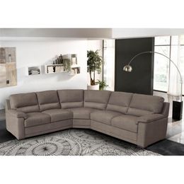 Egoitaliano Ecksofa »Doris, modernes Designerecksofa in hochwertigen Microfaserqualitäten« edle Detailverarbeitung, wahlweise fleckenabweisend oder...