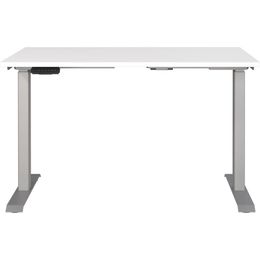 Germania Schreibtisch »Jet, elektrisch höhenverstellbar« moderne Farbvariationen, Breite 120/140/160/180 cm, Made in Germany Weiß/Silber + Silber +...