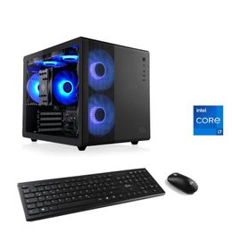 CSL PC »Cube V24165« schwarz Inkl. Maus, Tastatur, WLAN-Karte