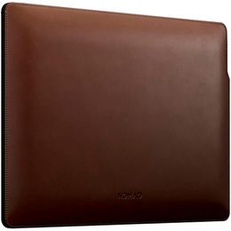 Nomad Laptop-Hülle »MacBook Pro Sleeve Rustic Brown Leather 16-Inch« MacBook Pro 40, 6 cm (16 Zoll) braun Zugang zum USB-C-Anschluss für den...