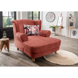 Home Affaire Loveseat &raquo;Tassilo&laquo; orange 100% Polyester
