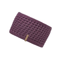 Chillouts Stirnband »Cleo Headband« auffallendes Strickmuster, gefüttert plum