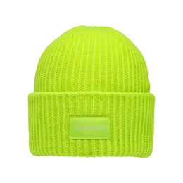 Chillouts Strickmütze »Kara Hat« Klassischer Rippenstrick lime