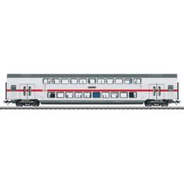 Märklin MÄRKLIN Personenwagen »IC2 Doppelstock-Mittelwagen DBpza 682.2, 2. Klasse - 43489« mit Lichteffekten; Made in Europe weiß/rot