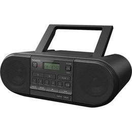 Panasonic Boombox »RX-D500EG-K CD-« ( FM-Tuner UKW mit RDS 20 W) schwarz Einfache Bedienung: Lieblingssender sichern mit 5 großen Speichertasten