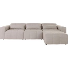 LeGer Home by Lena Gercke Ecksofa »Maileen L-Form« Modulsofa, bestehend aus 4 Modulen, Farben mixbar beige