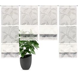 Home Wohnideen Magnetrollo &raquo;RANA&laquo; mit Stangendurchzug MAGNETROLLO SET, BAMBUSOPTIK, AUSBRENNER wei&szlig; Obermaterial: 79% Viskose, 21% Polyester 120 cm