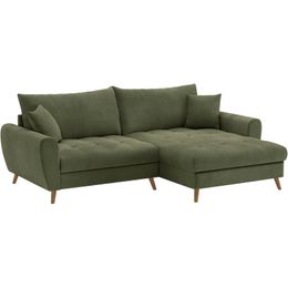 MR. COUCH Ecksofa »Blackburn II L-Form« Wahlweise mit Kaltschaumpolsterung bis 140 kg belastbar Memphis 12 green