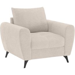 MR. COUCH Sessel &raquo;Blackburn II&laquo; Passend zu der Garnitur, mit Kaltschaumpolsterung bis 140 kg belastbar Stripes 8622 natur