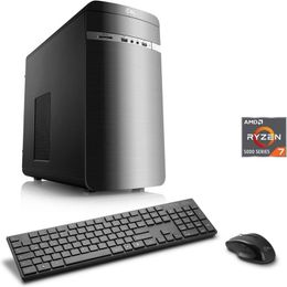 CSL Gaming-PC »Sprint V28514« anthrazit Inkl. Maus, Tastatur, WLAN 300 MBit/s, USB 3.2 Gen1: Startklar mit vollständigem Zubehör.