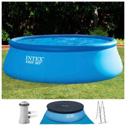 Intex Quick-Up Pool »Easy Set« ØxH: 457x107 cm blau Ø/B/H/L: 457 cm x Breite x Höhe 107 cm x Länge