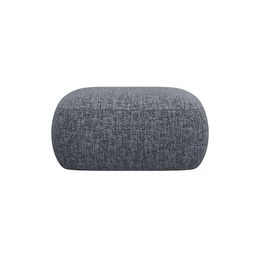 FLEXLUX Pouf &raquo;Torino, rund, bodennah, Sitzhocker, Polsterhocker&laquo; Modernes, organisches Hocker-Design, Kaltschaum, Wellenunterfederung grau