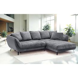 exxpo - SOFA FASHION Ecksofa »Midway mit einfacher Easy-Lift-Bettfunktion, bequem und modern« inkl. Bettfunktion und praktischem Bettkasten, L-Form...