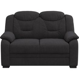 COTTA 2-Sitzer &raquo;Marcus&laquo; Sofa mit hoher R&uuml;ckenlehne schwarz 100% Polyester