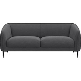 FLEXLUX 2, 5-Sitzer »Belle Designsofa, Couch, bequem durch Kaltschaum im Sitz« Skandinavisches Design, In hochwertiger Verarbeitung Dervit Grey