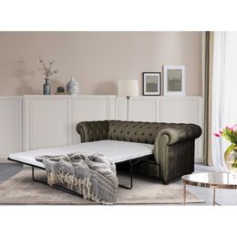 Home Affaire 3-Sitzer »CHARENTE, optionale Schlafsofa, Chesterfield-Sofa, Bettfunktion« mit edler Knopfheftung und typischen Armlehnen, B/T/H...