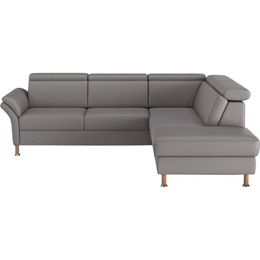 Home Affaire Ecksofa »Calypso L-Form« mit Relaxfunktion motorisch im Sofa 2, 5- Sitzer hellgrau