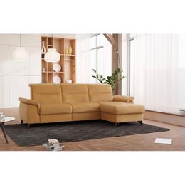 Sit & More SIT&MORE Ecksofa »Astoria L-Form« wahlweise mit motorischer Relaxfunktion dijon