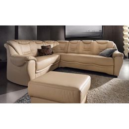 Sit & More SIT&MORE Ecksofa »Benson L-Form« wahlweise mit Bettfunktion cappuccino