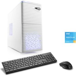 CSL PC »Speed V21810« weiß Inkl. Maus, Tastatur, WLAN 300 MBit/s: Startklar mit Windows 11 Home und Zubehör.