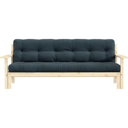 Karup Design Schlafsofa »Unwind« Mit Holzstruktur, inkl. Futonmatratze, Liegefläche 130x190 cm Pale Blue