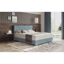 MR. COUCH Boxbett »Stratus 2« inkl. Bettkasten und Matratze Savona 25 blue