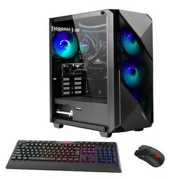 Hyrican Gaming-PC »Striker 7323« PCIe SSD Gen4, Windows 11 schwarz Microsoft Windows 11 Home (64 Bit): Modernes und sicheres Betriebssystem für...