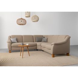 Home Affaire Ecksofa &raquo;Caldera L-Form&laquo; Federkern, wahlweise mit Kopfteilverstellung, Bettfunktion, Bettkasten grau 98% Polyester 2% Polyamid