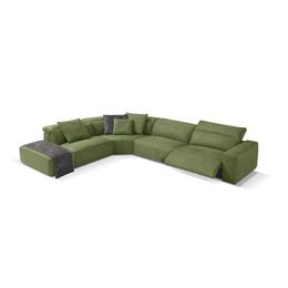 Egoitaliano Ecksofa »Beverly, extravangantes Designsofa mit erstklassigem Sitzkomfort« wahlweise mit elektrischer Relaxfunktion,...