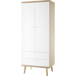 Andas Kleiderschrank &raquo;MERLE Kleiderschrank mit Schubladen, Schlafzimmerschrank, Garderobe&laquo; im skandinavischen Design, aus FSC -zertifiziertem 