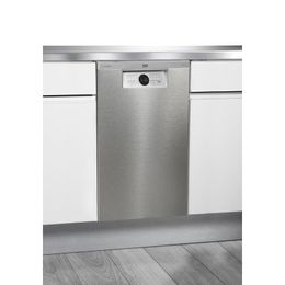 Beko Unterbaugeschirrspüler »BDUS26040XQ 7686201635« 10 Maßgedecke SelfDry silberfarben Hygienelntense