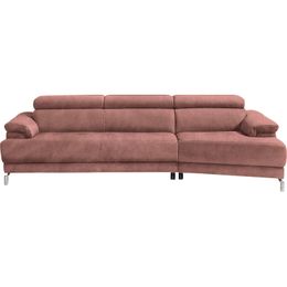Egoitaliano Ecksofa &raquo;Soul, extravagantes Designsofa, Megasofa, super bequem, tolle Details&laquo; mit Trapez-Abschlu&szlig;element, inkl verstellbarer Kopfteile braun