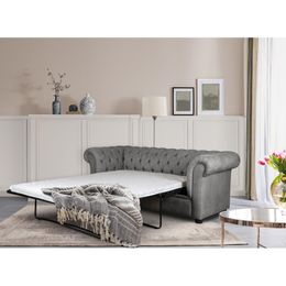 Home Affaire 3-Sitzer »CHARENTE, optionale Schlafsofa, Chesterfield-Sofa, Bettfunktion« mit edler Knopfheftung und typischen Armlehnen, B/T/H...