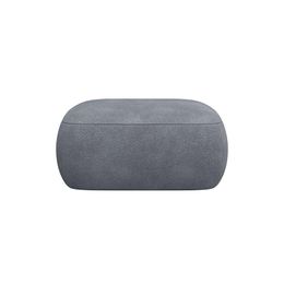 FLEXLUX Pouf &raquo;Torino, rund, bodennah, Sitzhocker, Polsterhocker&laquo; Modernes, organisches Hocker-Design, Kaltschaum, Wellenunterfederung grau