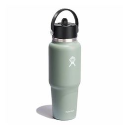 Hydro Flask Isolierflasche &raquo;32 oz Travel Wide Flex Straw Cap&laquo; Color Last -Pulverbeschichtung, 946 ml Agave 946 ml