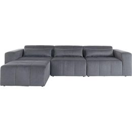 LeGer Home by Lena Gercke Ecksofa »Maileen L-Form« Modulsofa, bestehend aus 4 Modulen, Farben mixbar anthrazit