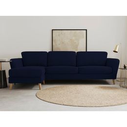 Home Affaire Ecksofa »MARSEILLE (279/152cm), L-Form, Rec. rechts/links, verschiedene Bezüge« Massivholzbeine Eiche, Landhausstil,...