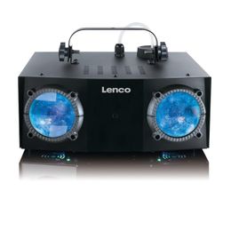 Lenco Boombox »LFM-110BK - 2-in-1 Partymaschine« ( ) Schwarz Fassungsvermögen des Tanks 1 Liter - 1 Liter Flüssigkeit entspricht 1 Stunde Nebel
