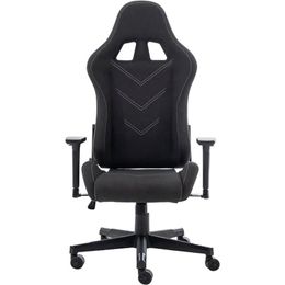RAPTOR-GAMING Gaming-Stuhl »RAUBVOGEL GS-100« () Stoff schwarz + schwarz